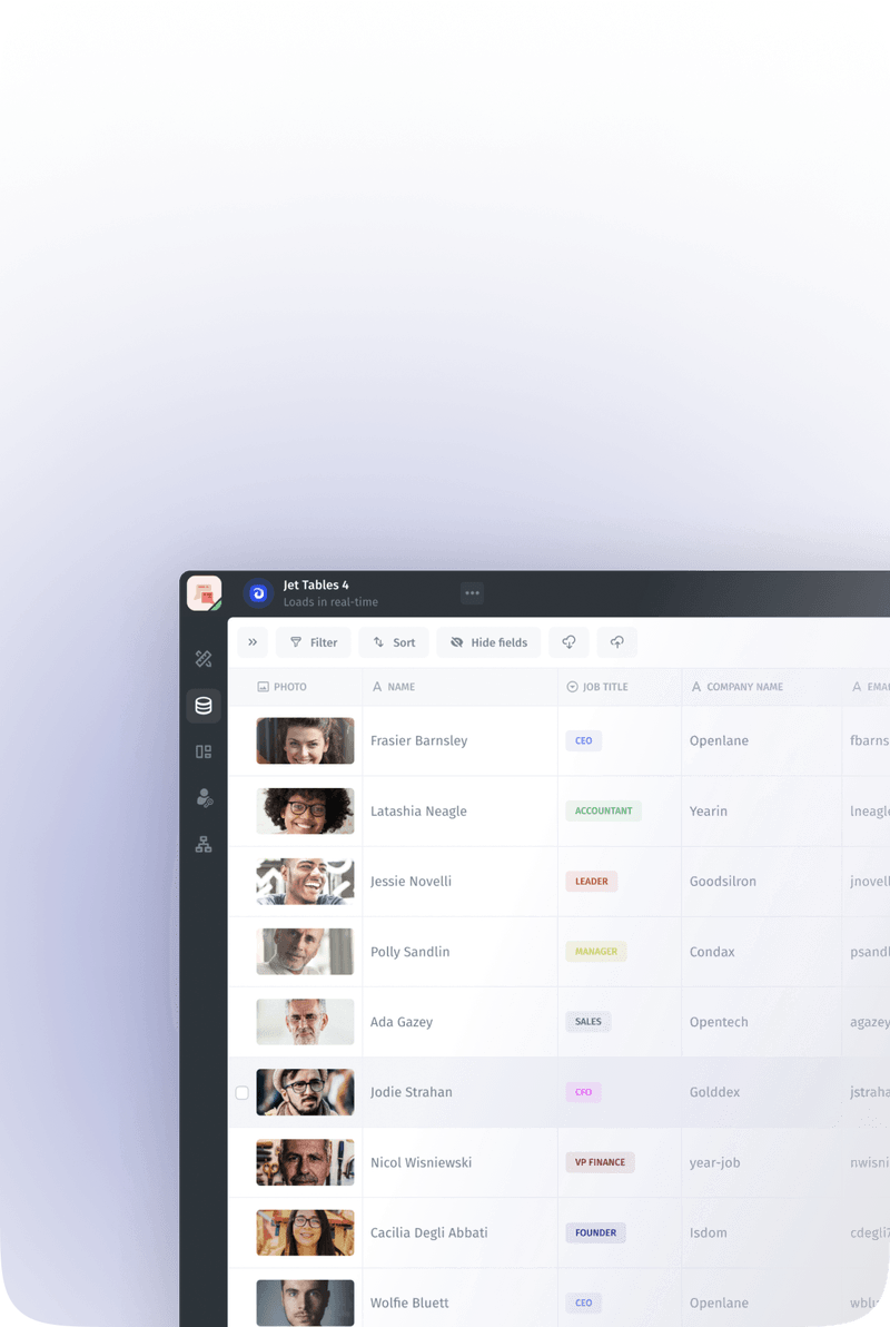 Build Custom Business Apps with No-Code | Jet Admin